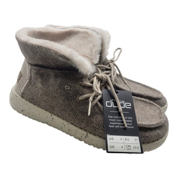 Hey Dude | Shoes | Hey Dude Shoe Women 6 Britt Nutt Chukk Booties Faux ...
